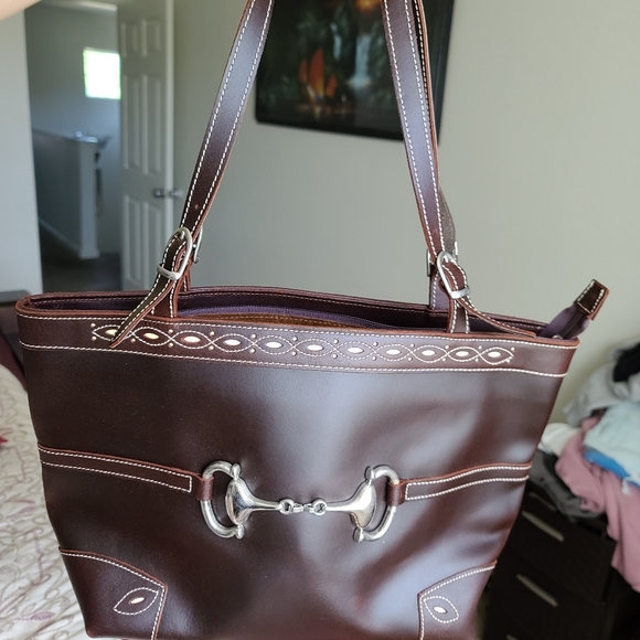 Bags | Miguel Duran Hand Made Brown Leather Purse | Poshmark